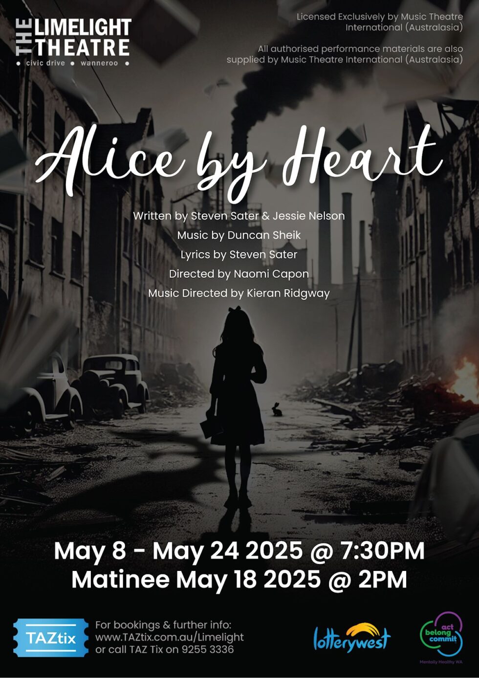 Alice By Heart - Limelight Theatre